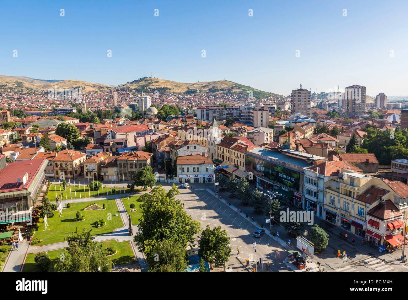 Republic of Macedonia, Bitola, general view of downtown Stock Photo - Alamy