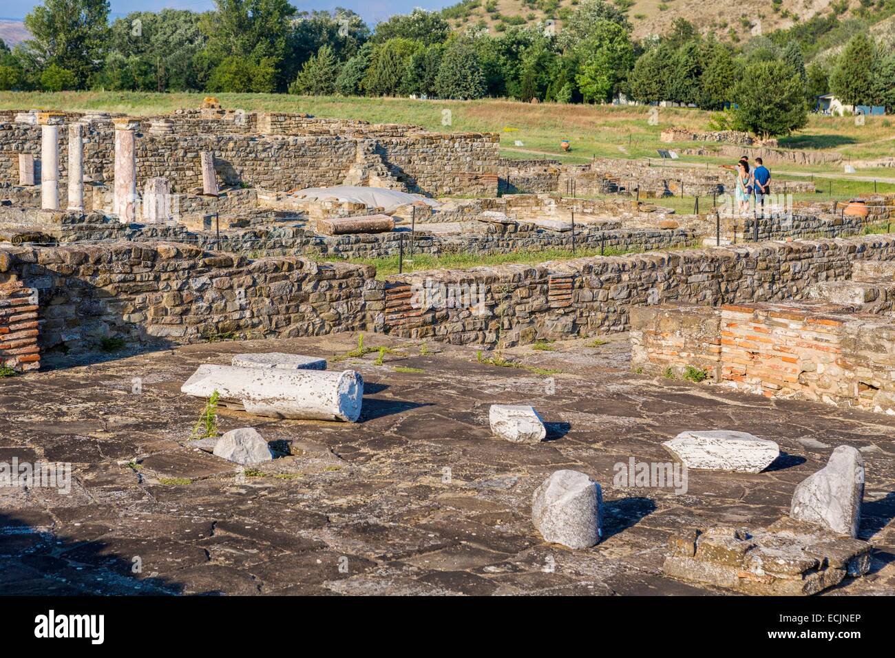 Republic of Macedonia, Gradsko, Roman archaeological site of Stobi ...