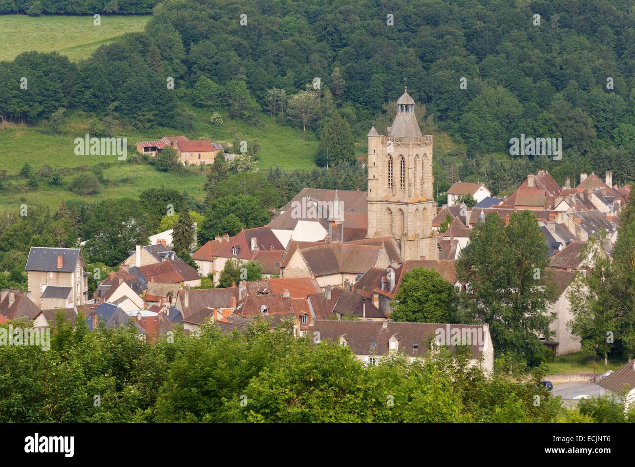France, Creuse, Felletin, capital of tapestry Stock Photo - Alamy