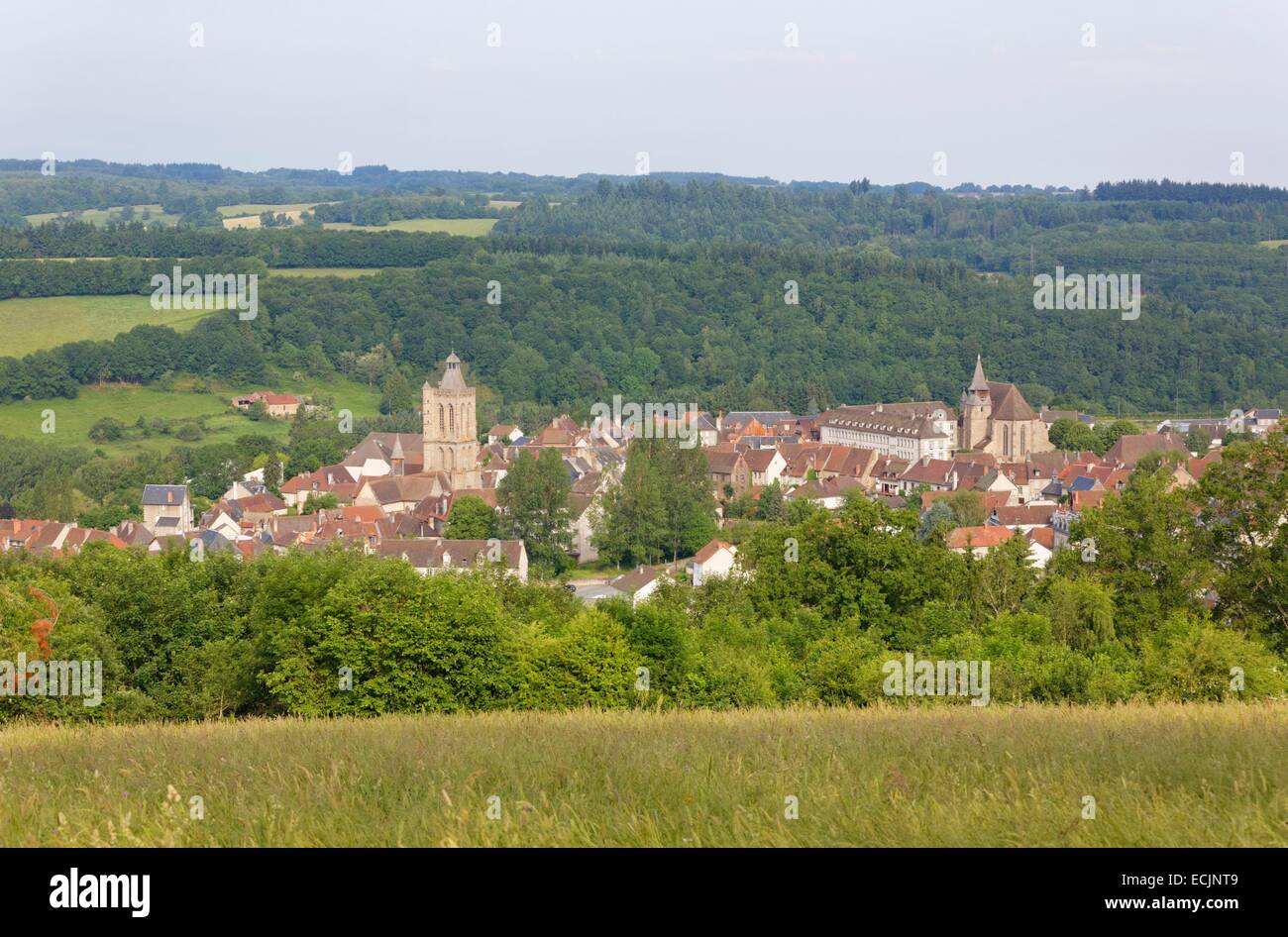 France, Creuse, Felletin, capital of tapestry Stock Photo - Alamy