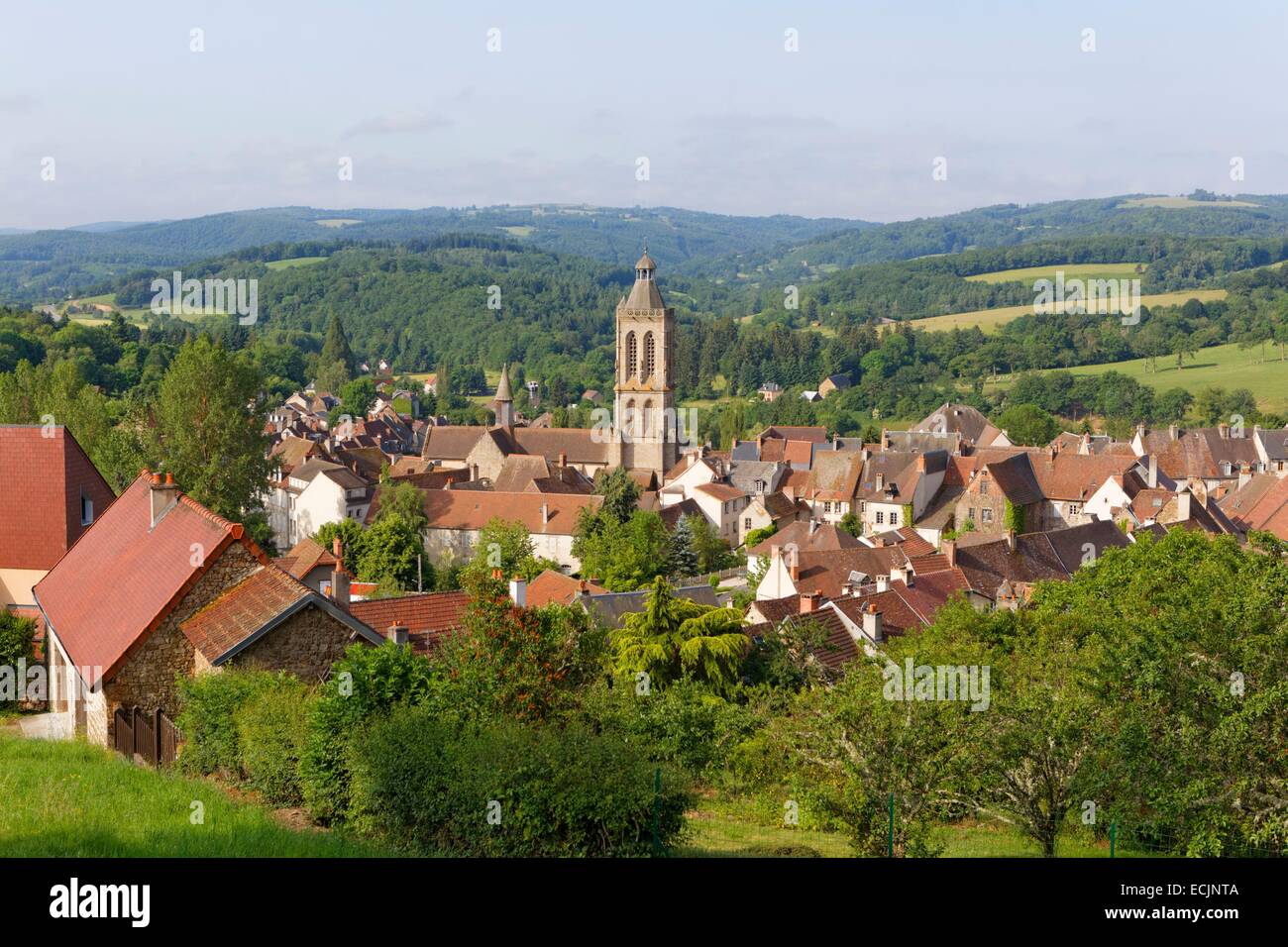 France, Creuse, Felletin, capital of tapestry Stock Photo - Alamy
