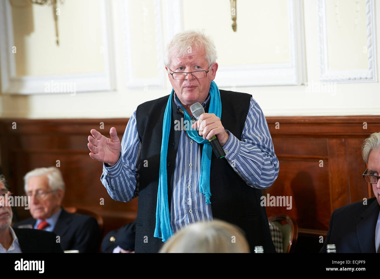 Rick Stroud at the Oldie Literary Lunch 09-12-14 Stock Photo - Alamy