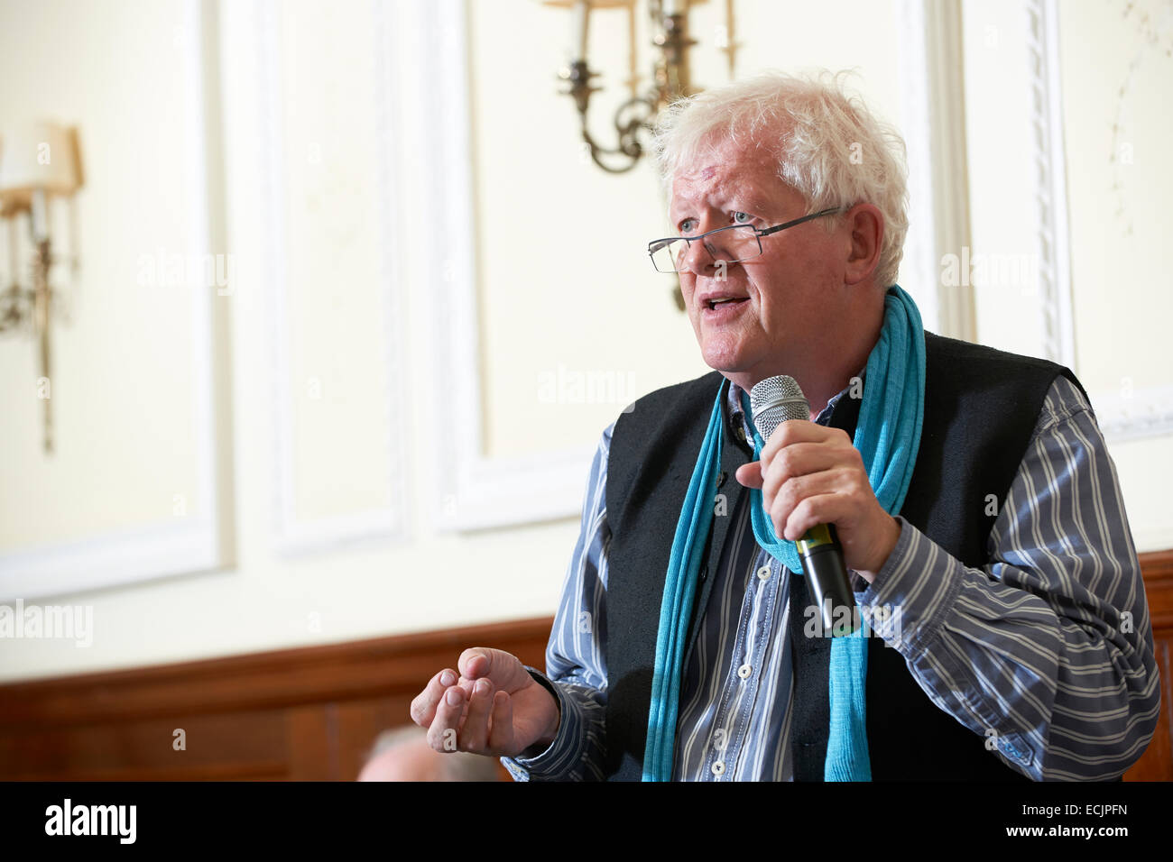 Rick Stroud at the Oldie Literary Lunch 09-12-14 Stock Photo - Alamy