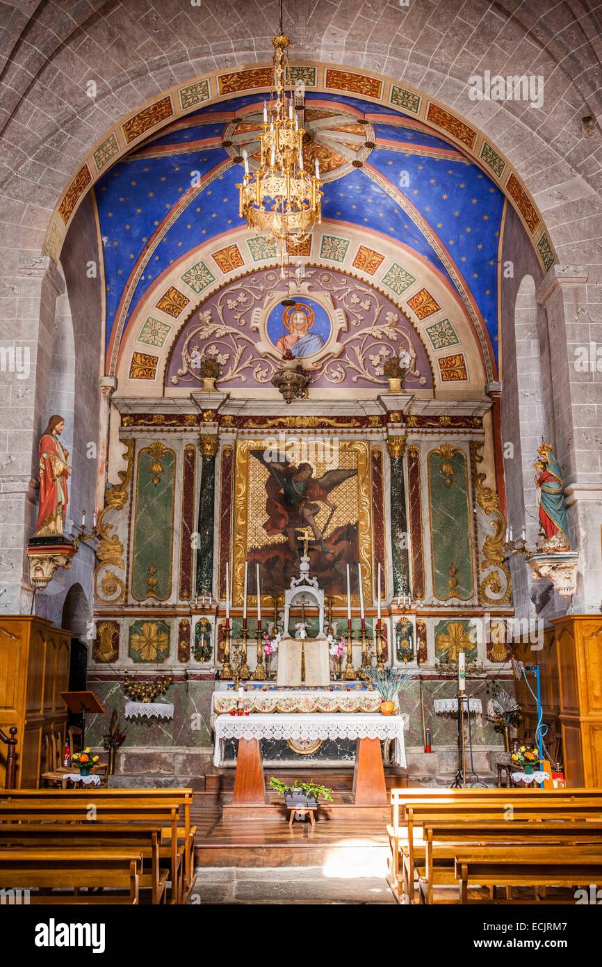 France, Pyrenees Atlantiques, Aspe valley, Borce, stop on el Camino de ...