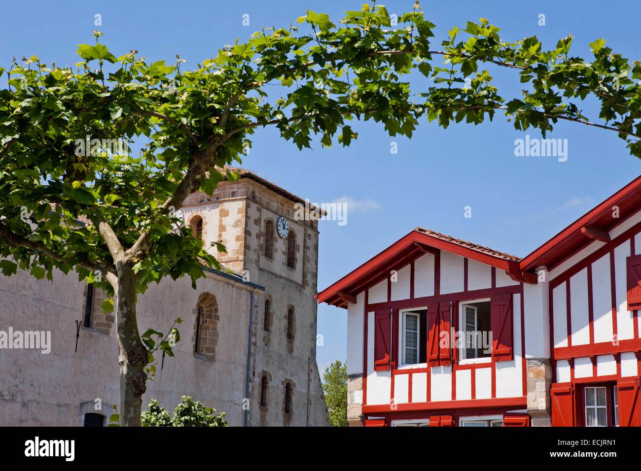 France, Pyrenees Atlantiques, Saint Pee sur Nivelle Stock Photo - Alamy