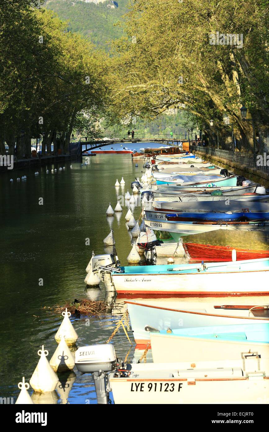 France, Haute Savoie, Annecy, channel Vasse Stock Photo - Alamy