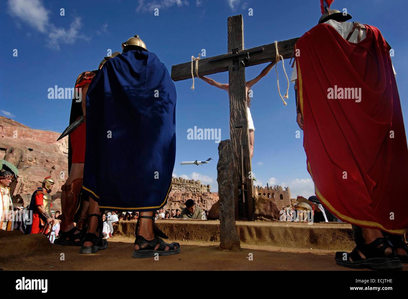 Argentina, Buenos Aires, Tierra Santa theme park, during the Holy Week ...