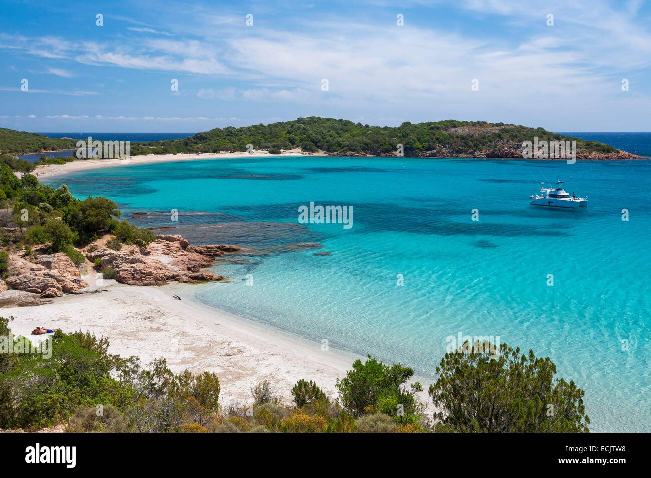 France, Corse du Sud, Bonifacio, Rondinara bay Stock Photo - Alamy