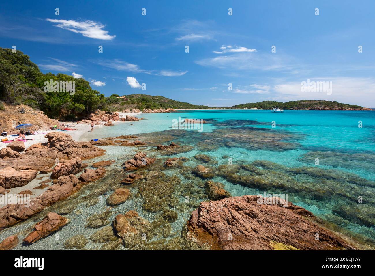 France, Corse du Sud, Bonifacio, Rondinara bay Stock Photo - Alamy