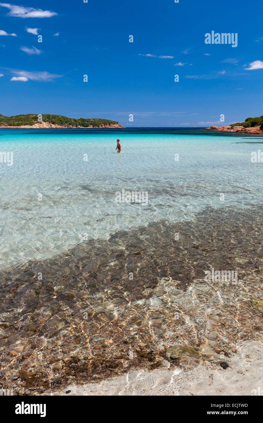 France, Corse du Sud, Bonifacio, Rondinara bay Stock Photo - Alamy