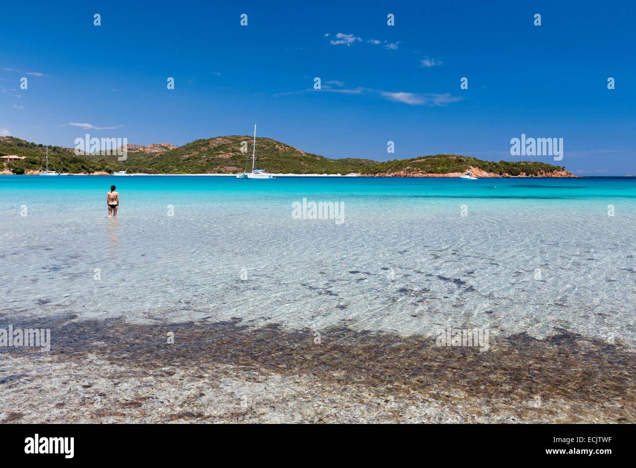 France, Corse du Sud, Bonifacio, Rondinara bay Stock Photo - Alamy