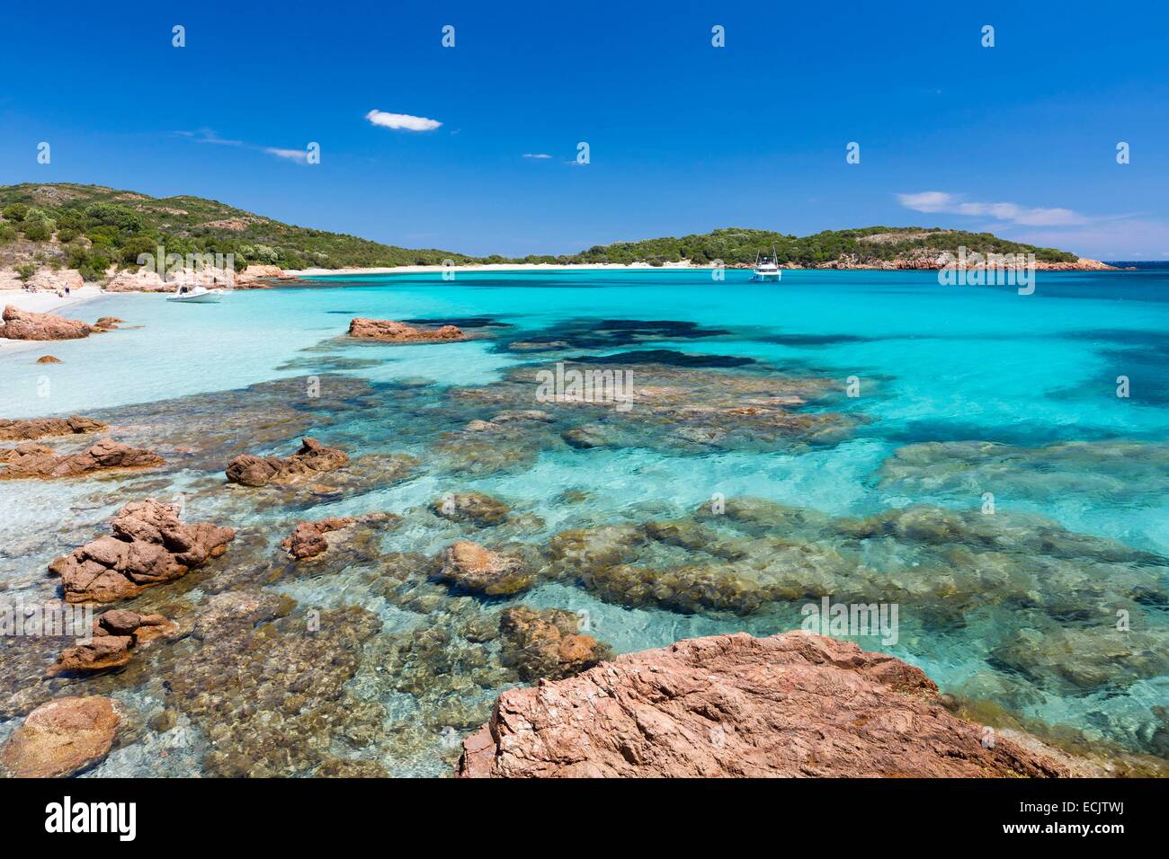 France, Corse du Sud, Bonifacio, Rondinara bay Stock Photo - Alamy