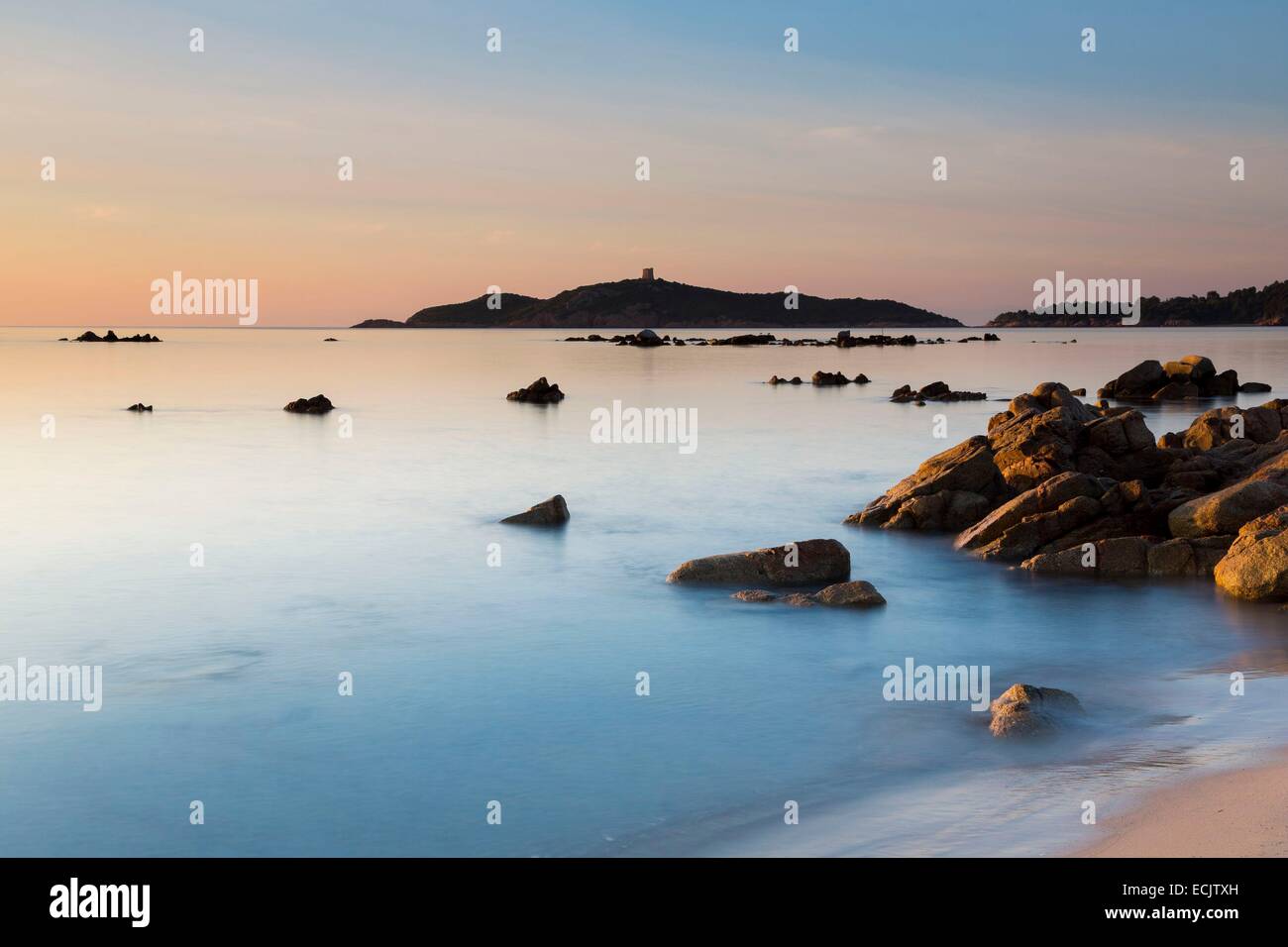 France, Corse du Sud, Zonza, Pinarello bay Stock Photo - Alamy