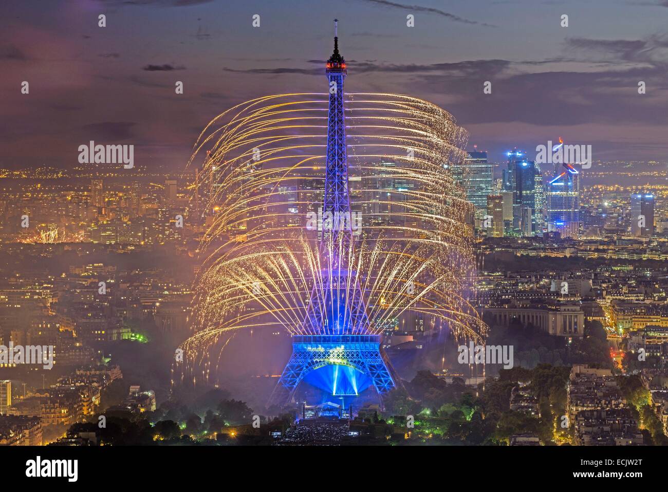 France, Paris, area listed as World Heritage y UNESCO, the Eiffel tower ...
