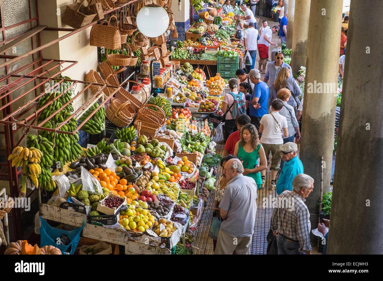 Portugal, Madeira island, Funchal, Farmers' Market (Mercado dos ...
