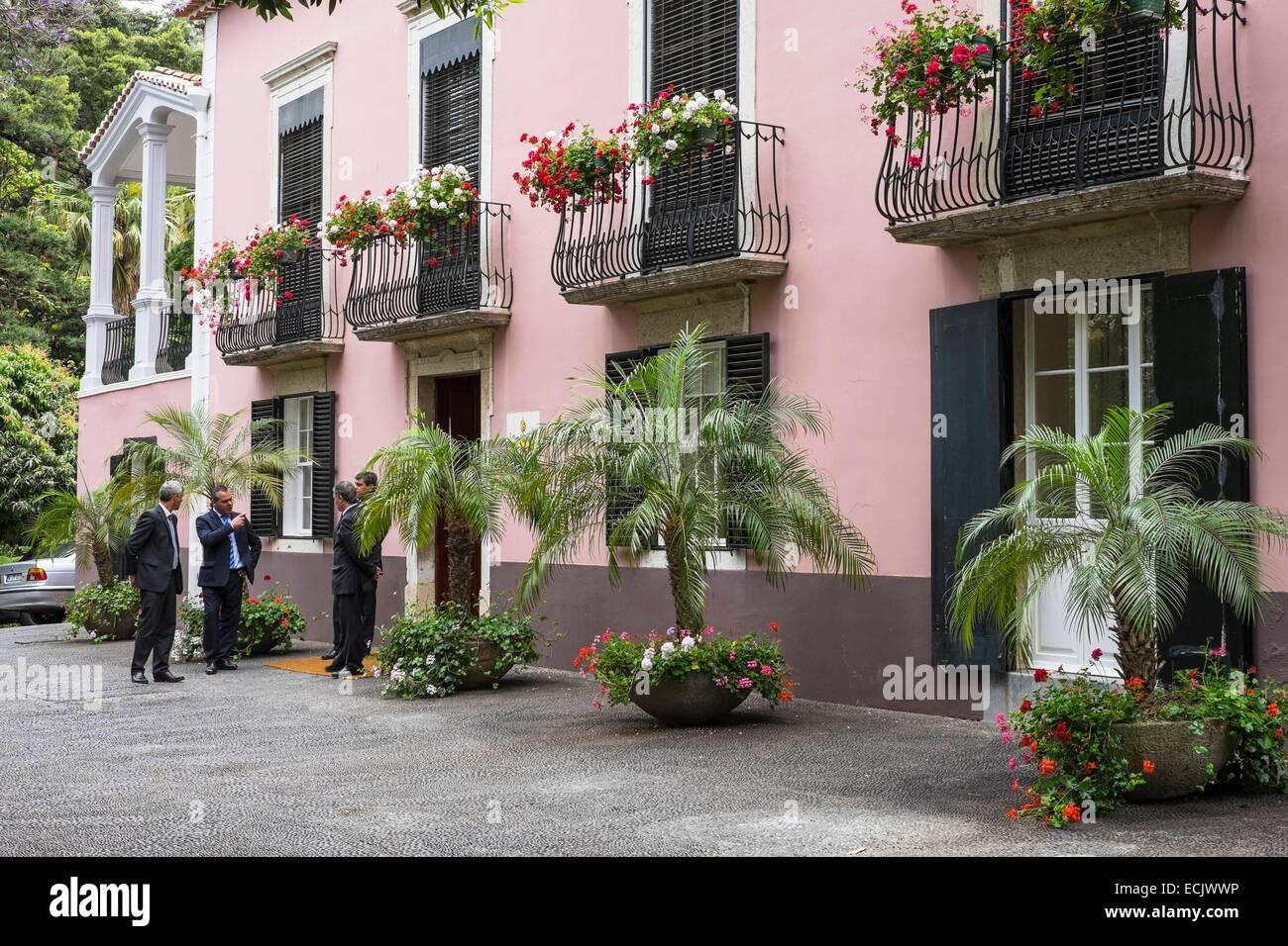 Portugal, Madeira island, Funchal, Quinta Vigia is a historical manor ...
