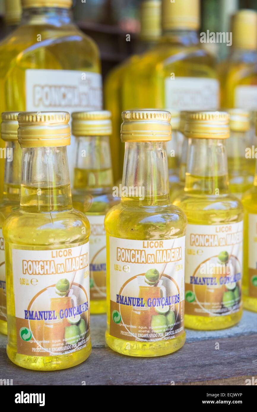 Portugal, Madeira island, Poncha, Madeira speciality with rum Stock ...