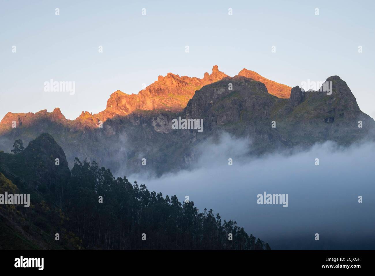 Portugal, Madeira island, hike from Boca da Corrida to Encumeada ...