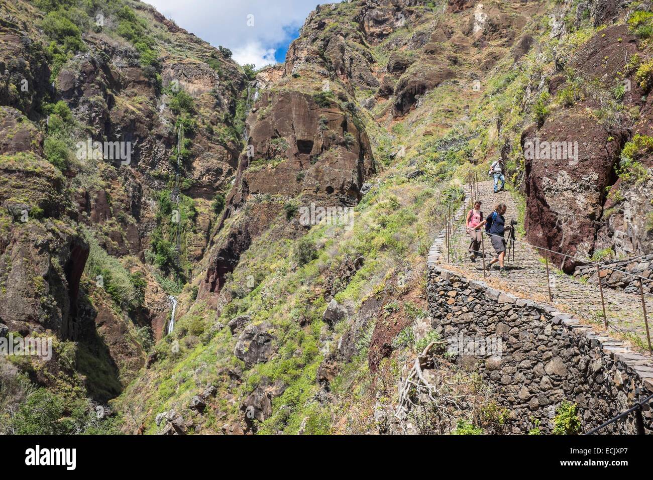 Portugal, Madeira island, hike from Prazeres to Paul do Mar along the ...