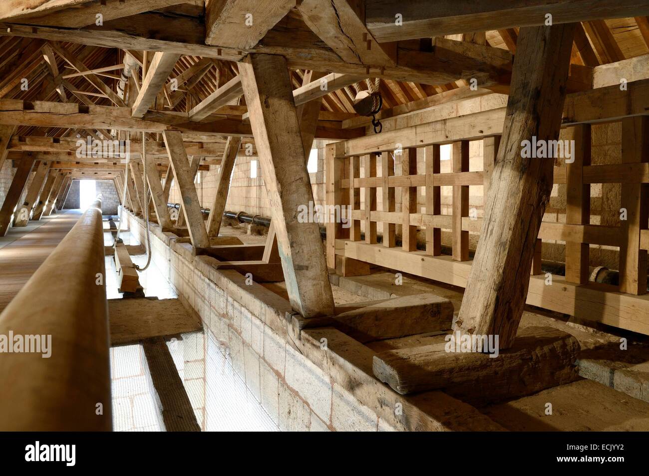 France, Meuse, Verdun, the Saint Amand lock and sluice bridge (1685 ...