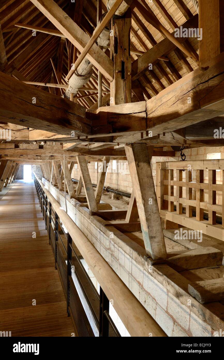 France, Meuse, Verdun, the Saint Amand lock and sluice bridge (1685 ...