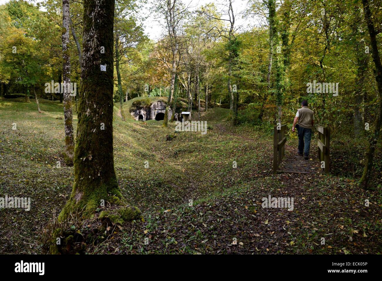 France, Meuse, Douaumont region, battle of Verdun, the Fort de Souville ...