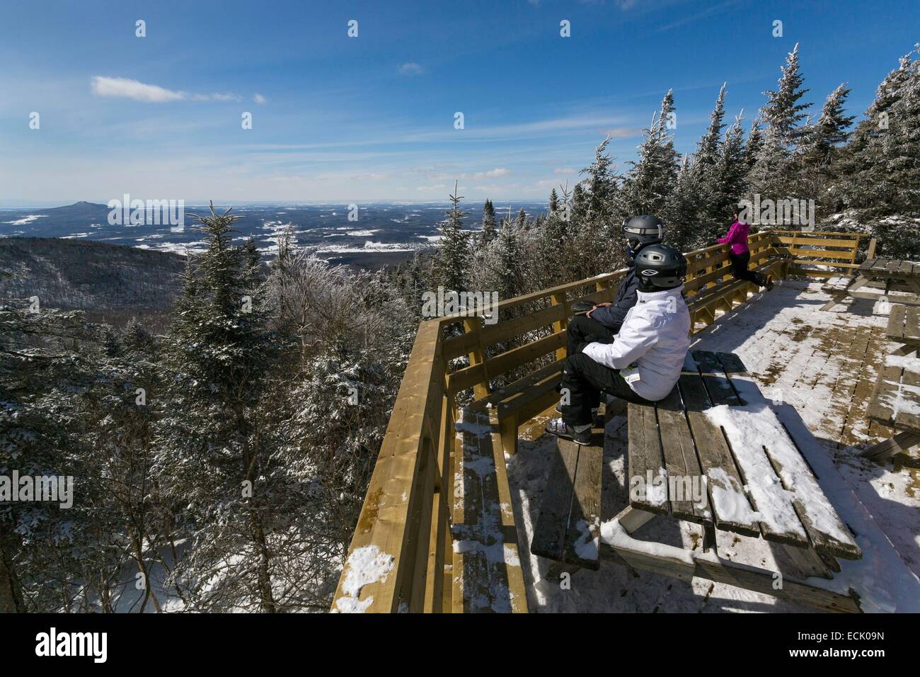 Canada, Quebec province, the region of the Eastern Townships, the ...