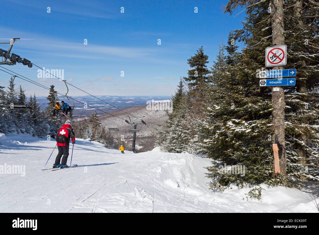 Canada, Quebec province, the region of the Eastern Townships, the ...
