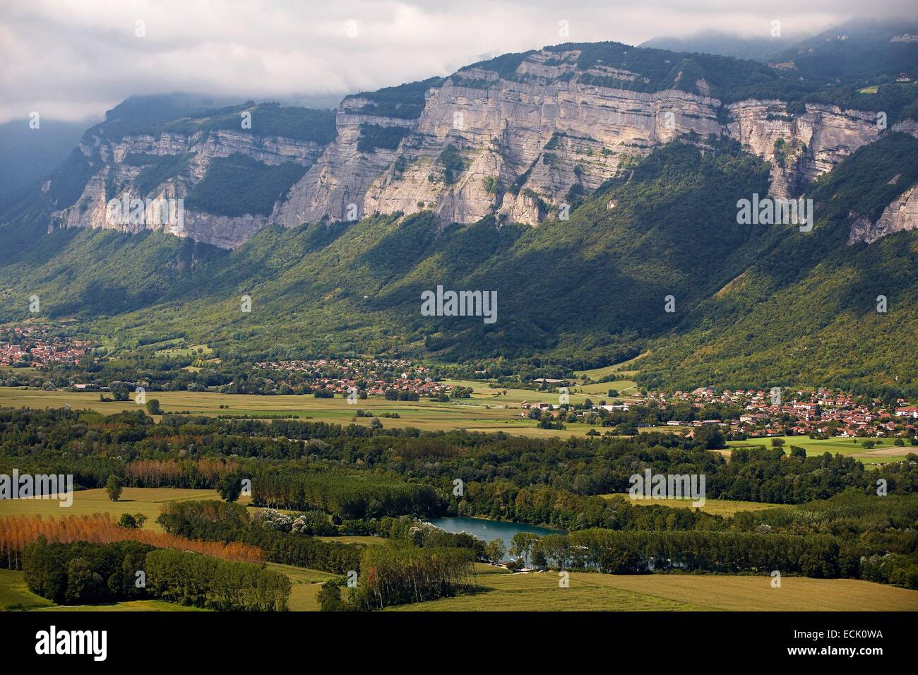 France, Isere, Chartreuse Mountains from the road to Prapoutel Stock ...
