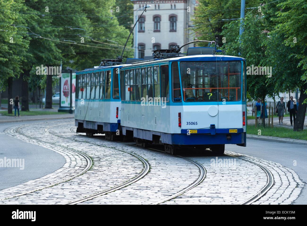 Riga tram transport hi-res stock photography and images - Alamy