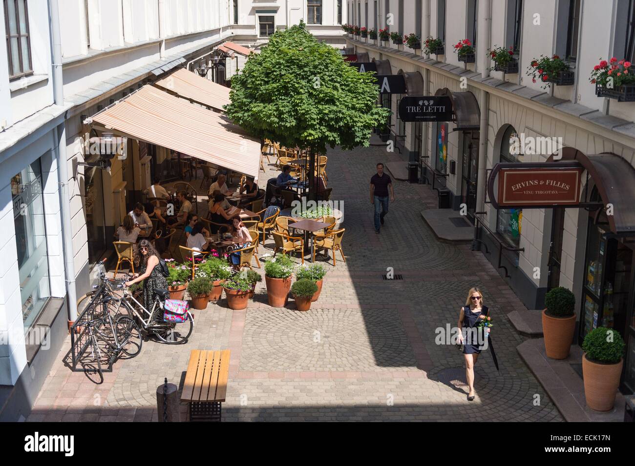 Riga cafe life hi-res stock photography and images - Alamy
