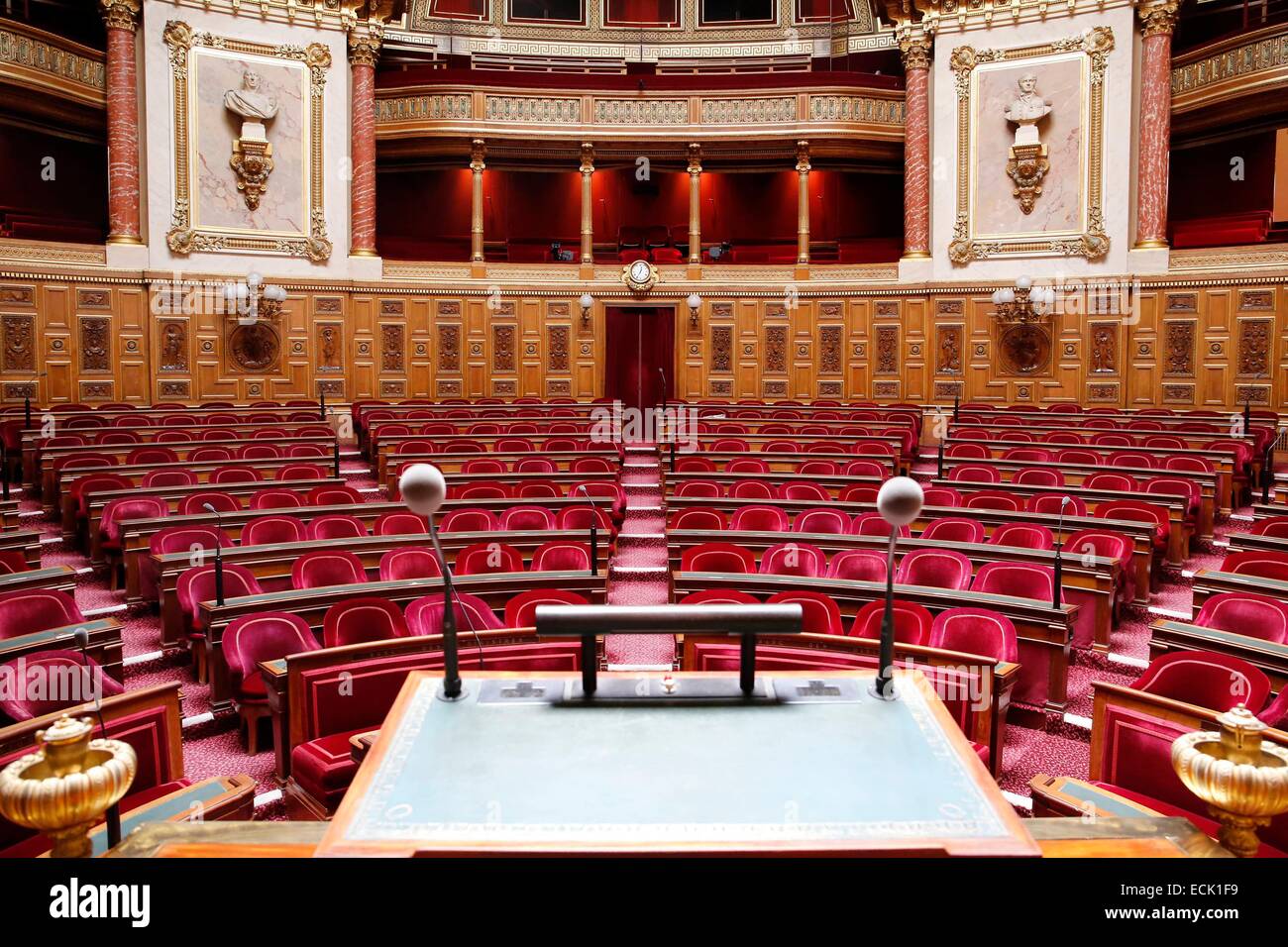 France, Paris, Luxembourg Palace and Park, Senate Stock Photo - Alamy