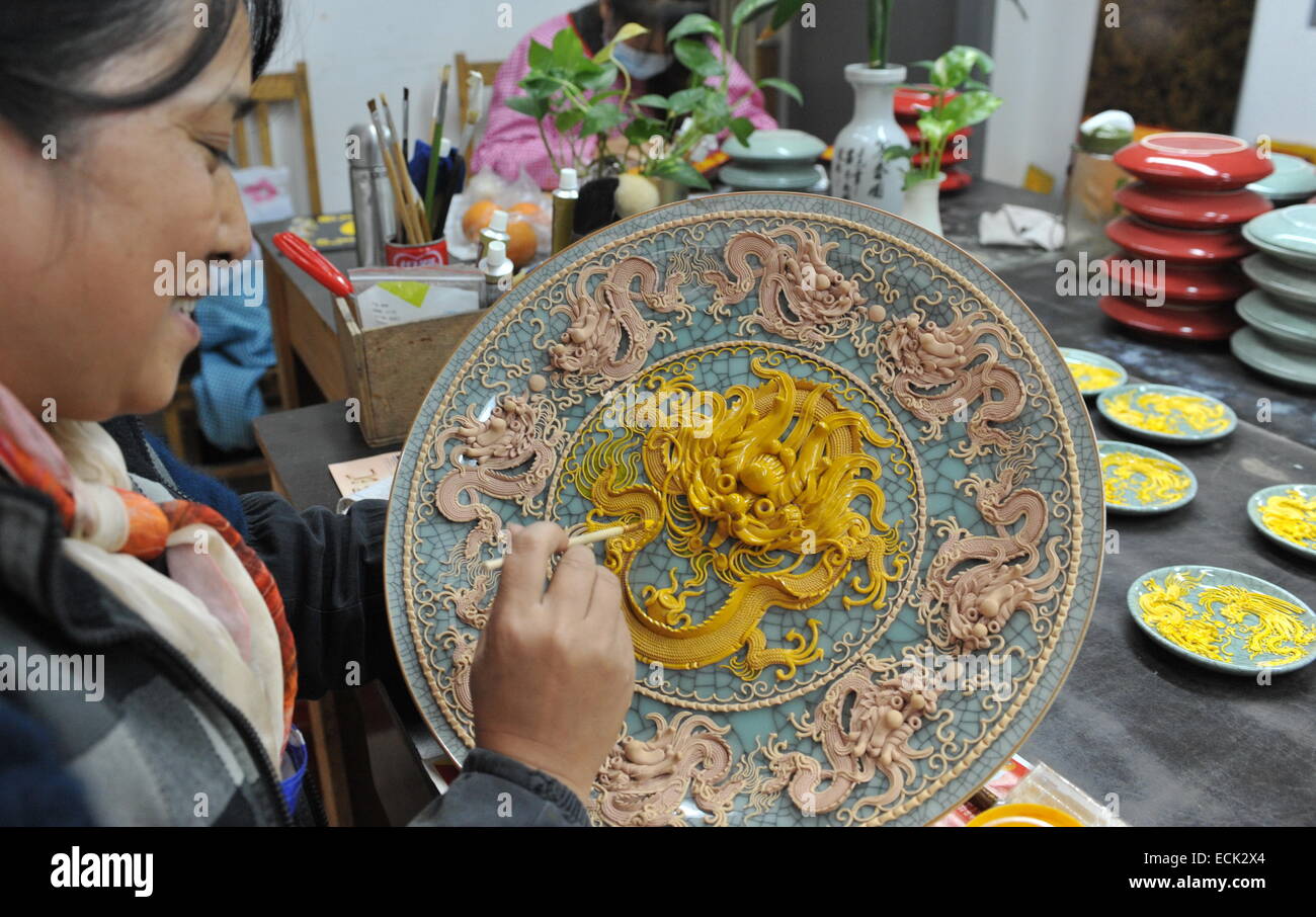 Gold lacquer ground hi-res stock photography and images - Alamy