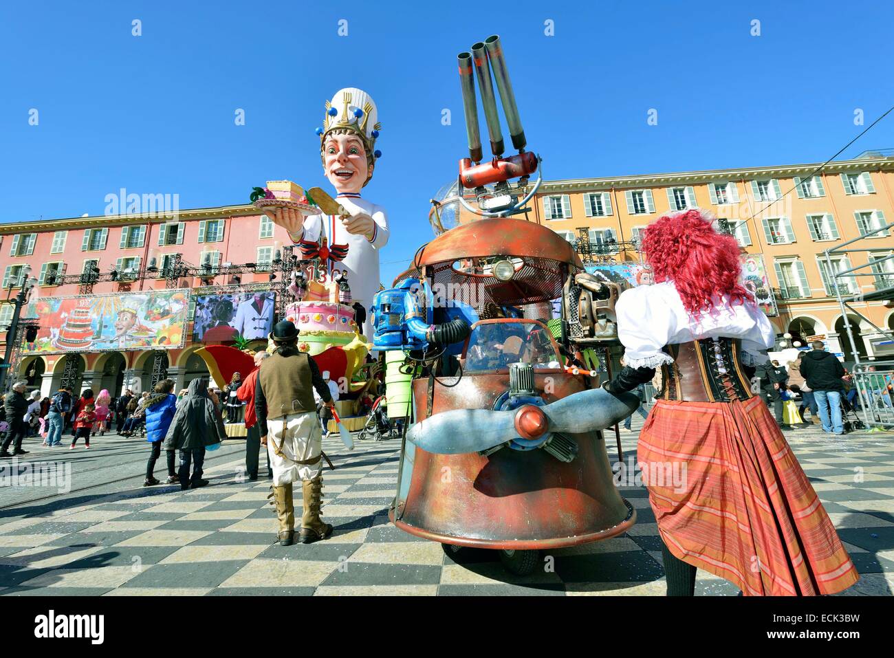 Nice floats carnival france hi-res stock photography and images - Alamy