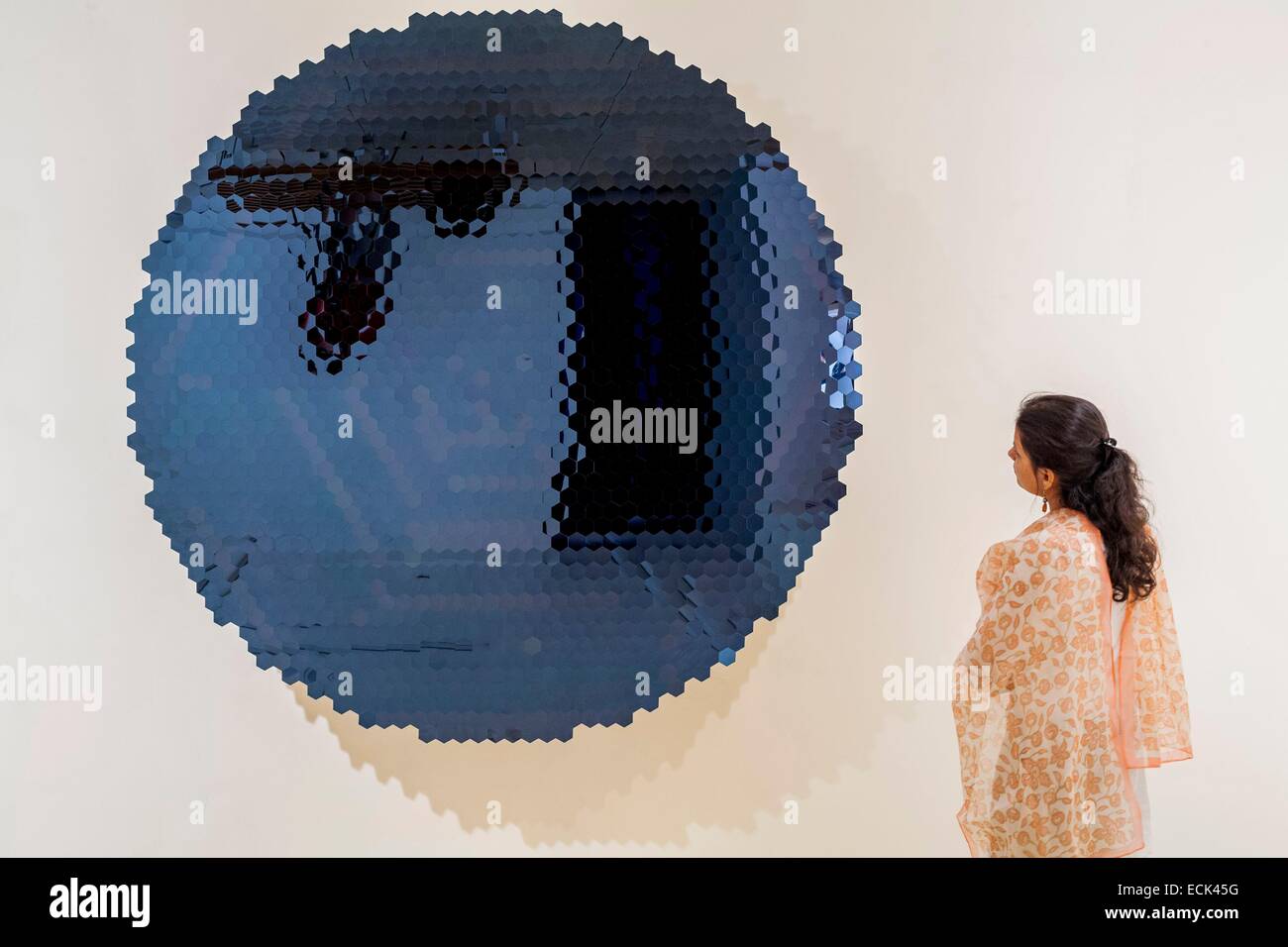 India, New Delhi, Kiran Nadar Museum of Art (KNMA) opened in 2010 and ...