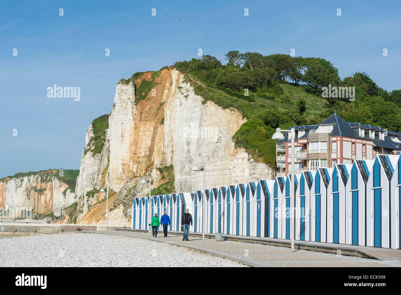 France, Seine Maritime, Yport, the beach and the cliffs Stock Photo - Alamy