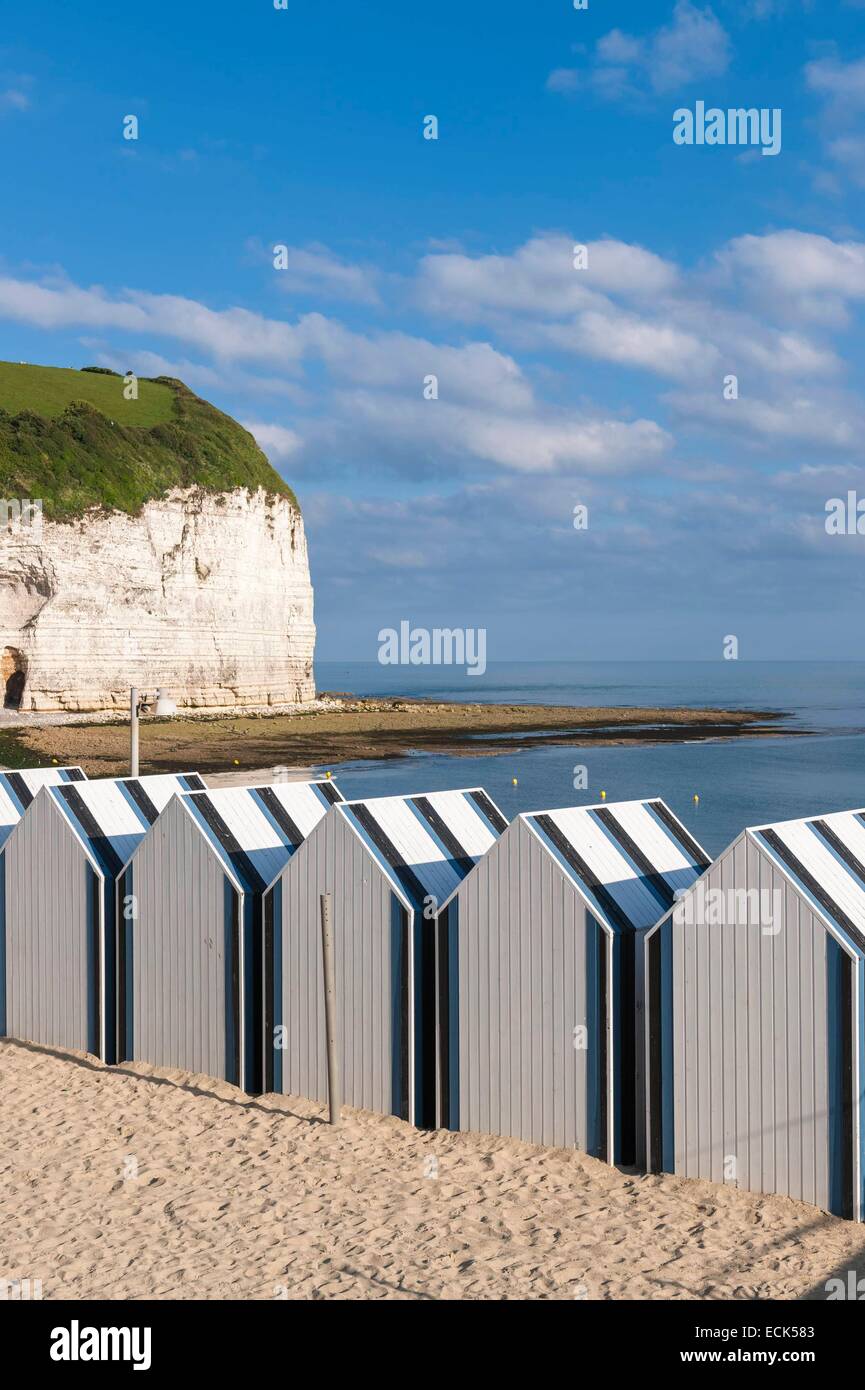 France, Seine Maritime, Yport, the beach and the cliffs Stock Photo - Alamy