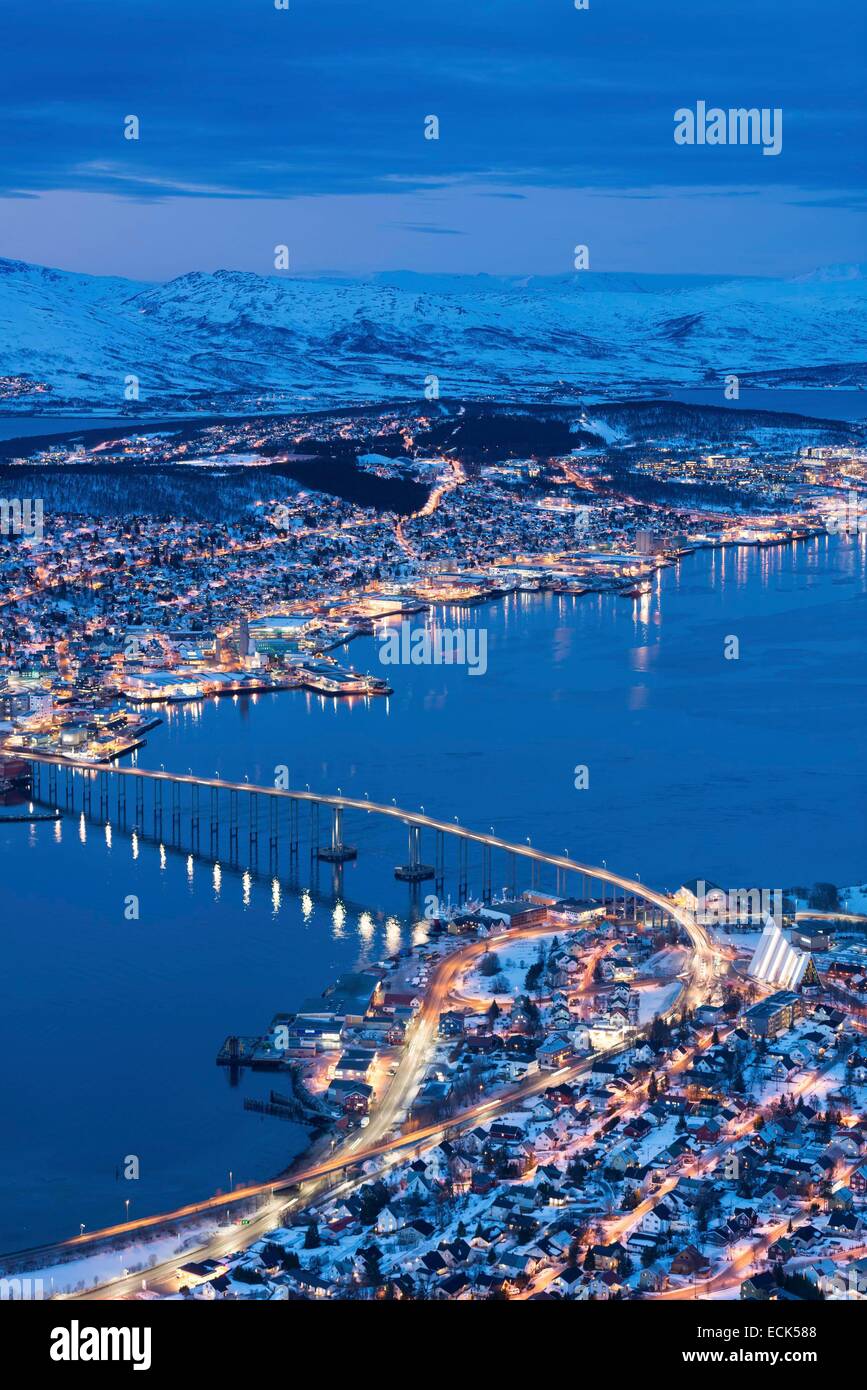 Tromsø view from storsteinen hi-res stock photography and images - Alamy
