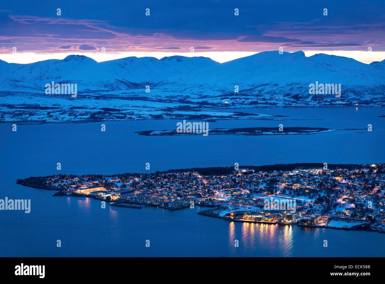 Tromsø view from storsteinen hi-res stock photography and images - Alamy
