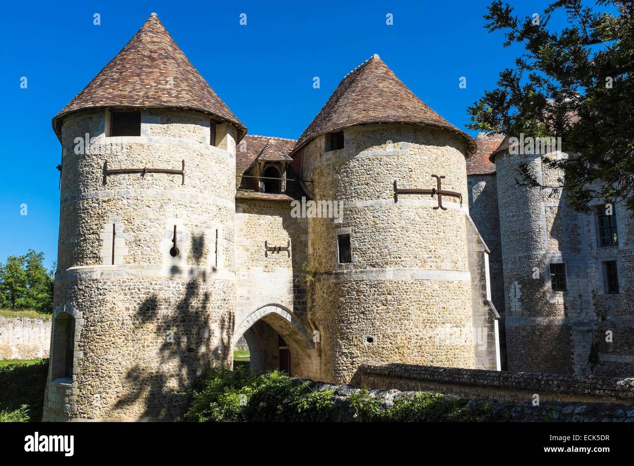 Built At The End Of The 12th Century France High Resolution Stock ...