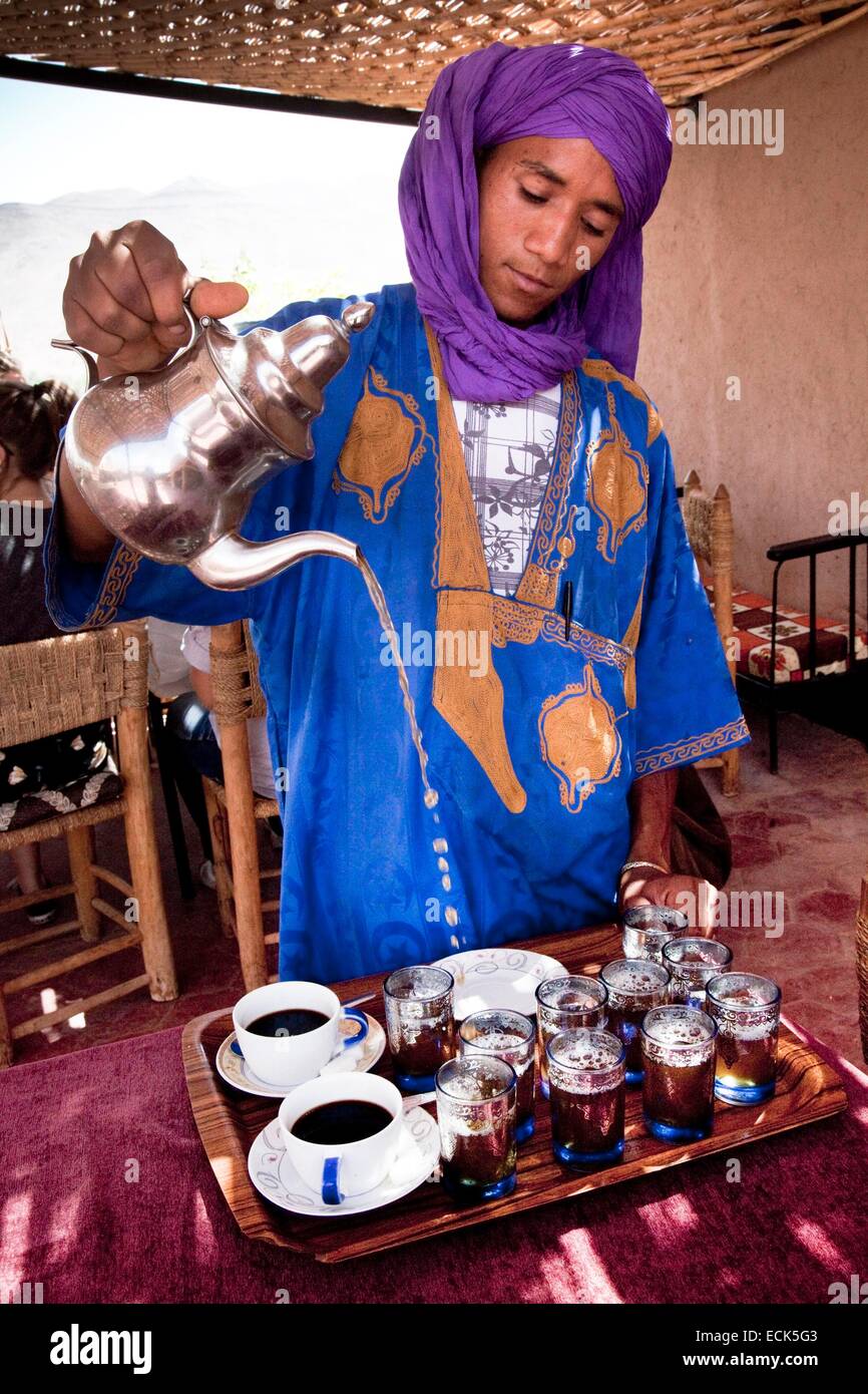 Morocco, Anti Atlas, Draa Valley, Agdz, a village on the road from ...