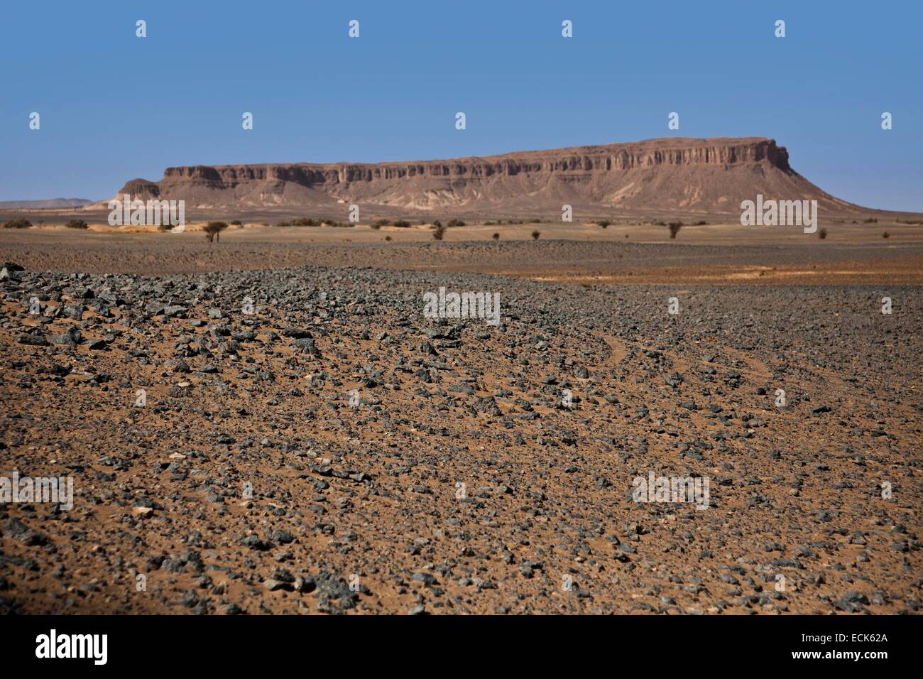 Morocco, Sous-Massa-Draa Region, Anti Atlas, on the road between M ...