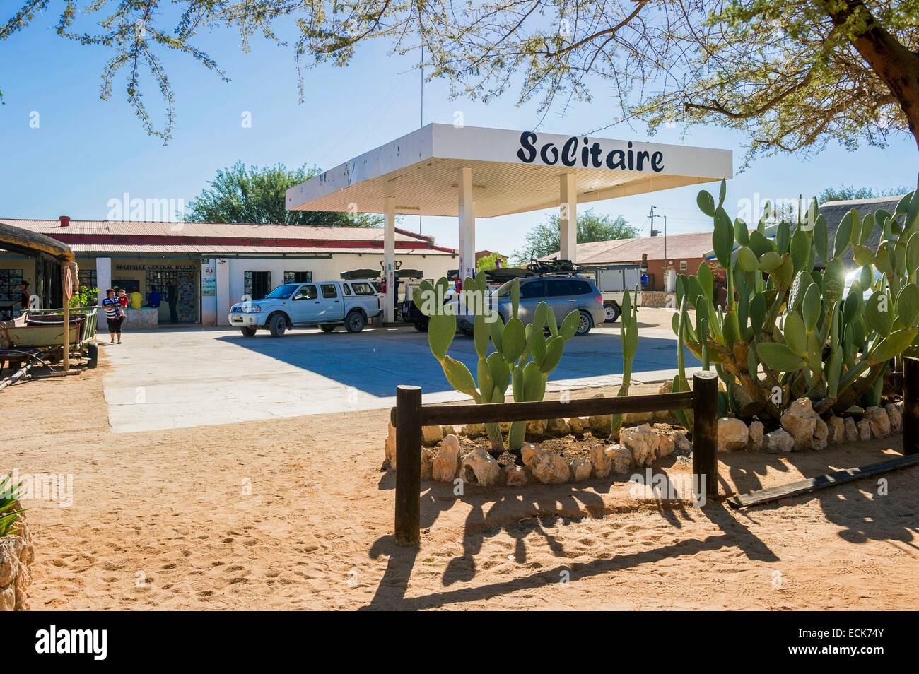 Namibia, Khomas region, Solitaire petrol station Stock Photo - Alamy