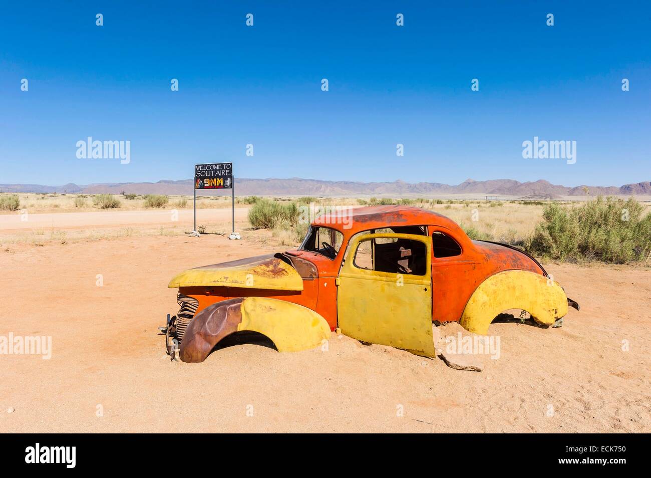 Namibia, Khomas region, Solitaire petrol station Stock Photo - Alamy