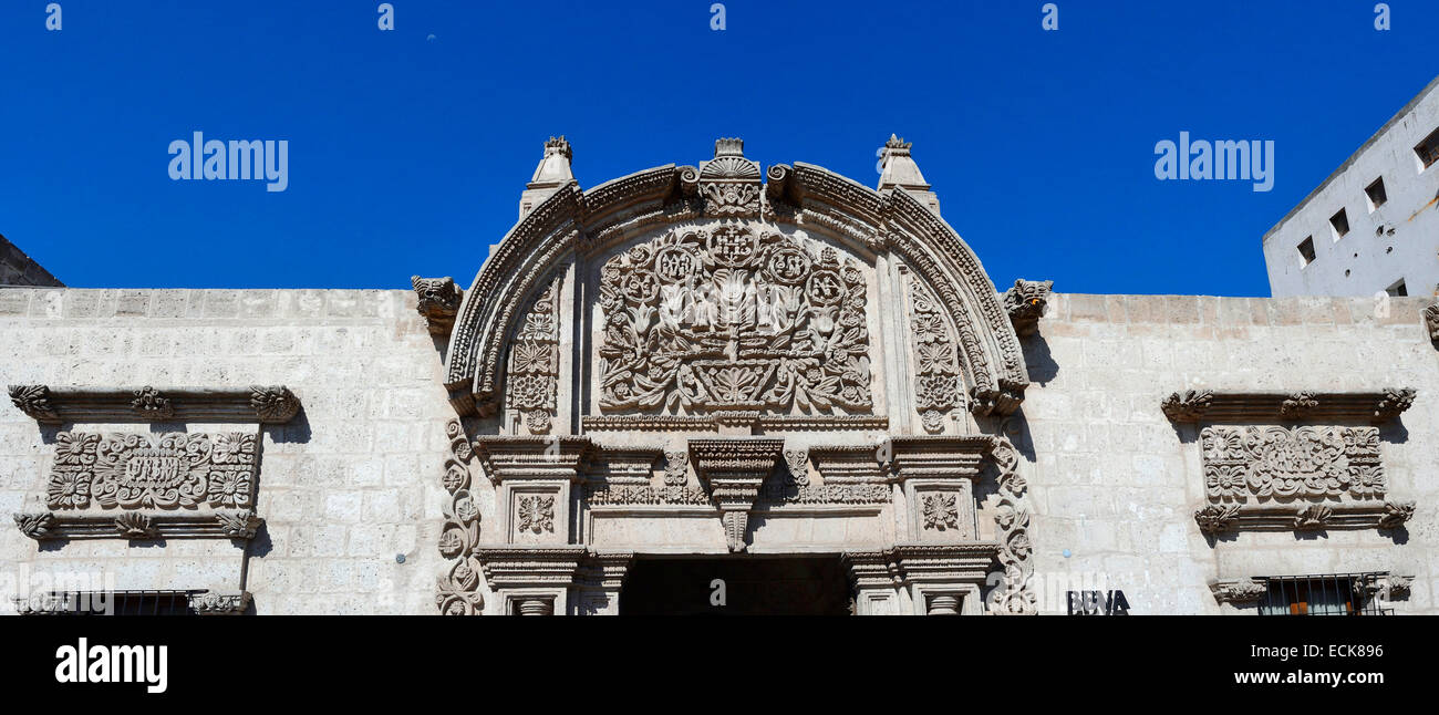 Peru, Arequipa Province, Arequipa, historical center listed as World ...