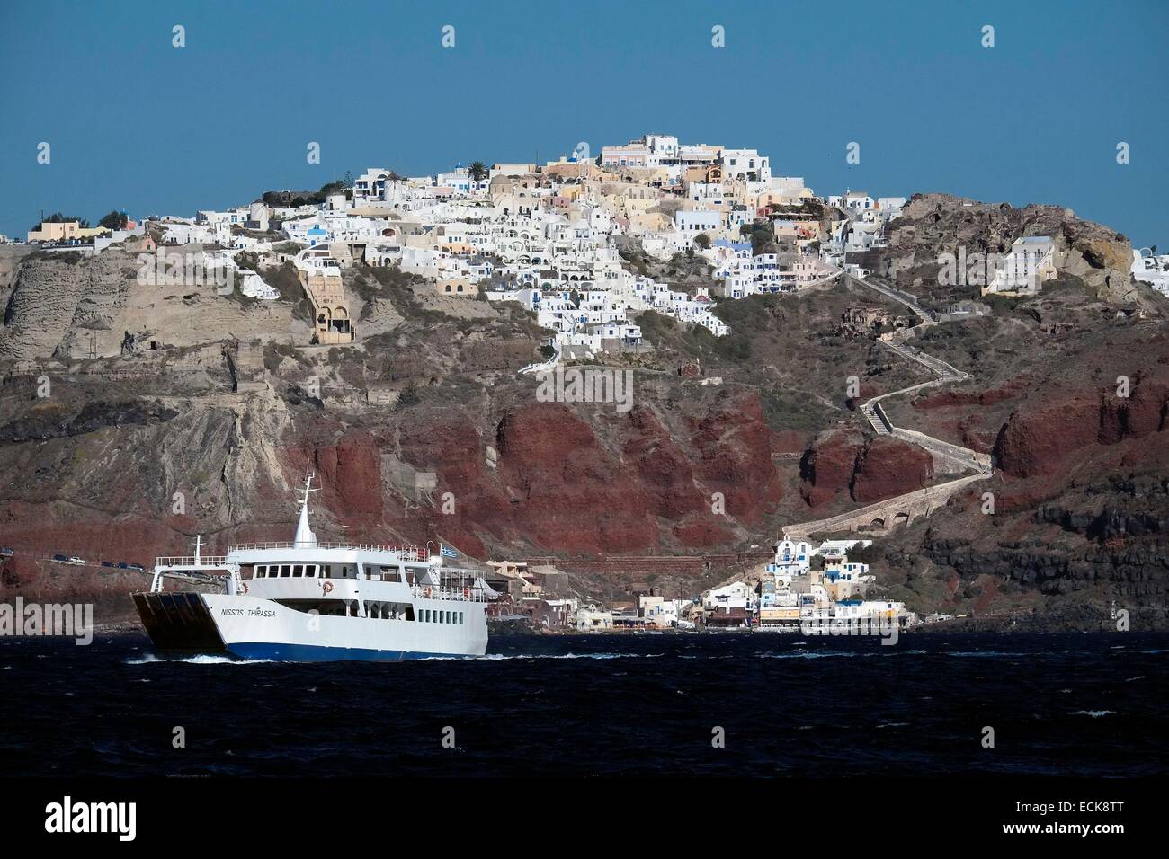 Thira port hi-res stock photography and images - Alamy