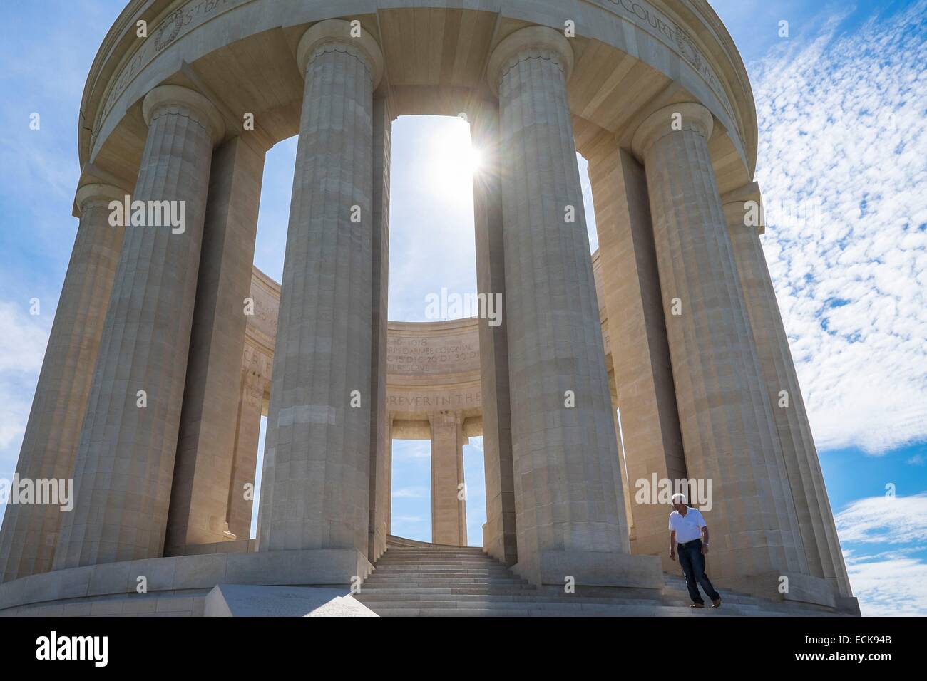 France, Meuse, Montsec, American monument erected in 1930 on Montsec ...