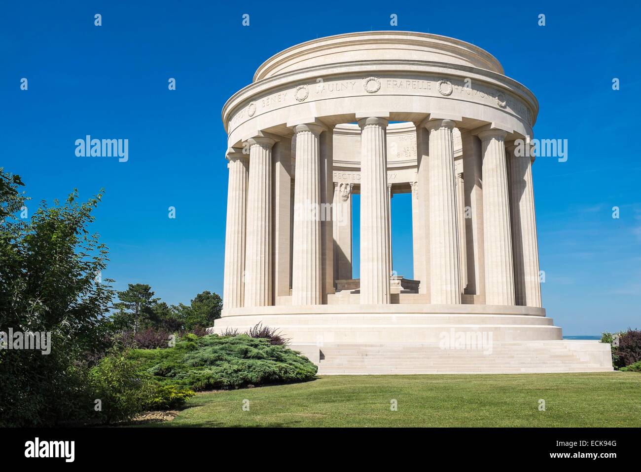 France, Meuse, Montsec, American monument erected in 1930 on Montsec ...