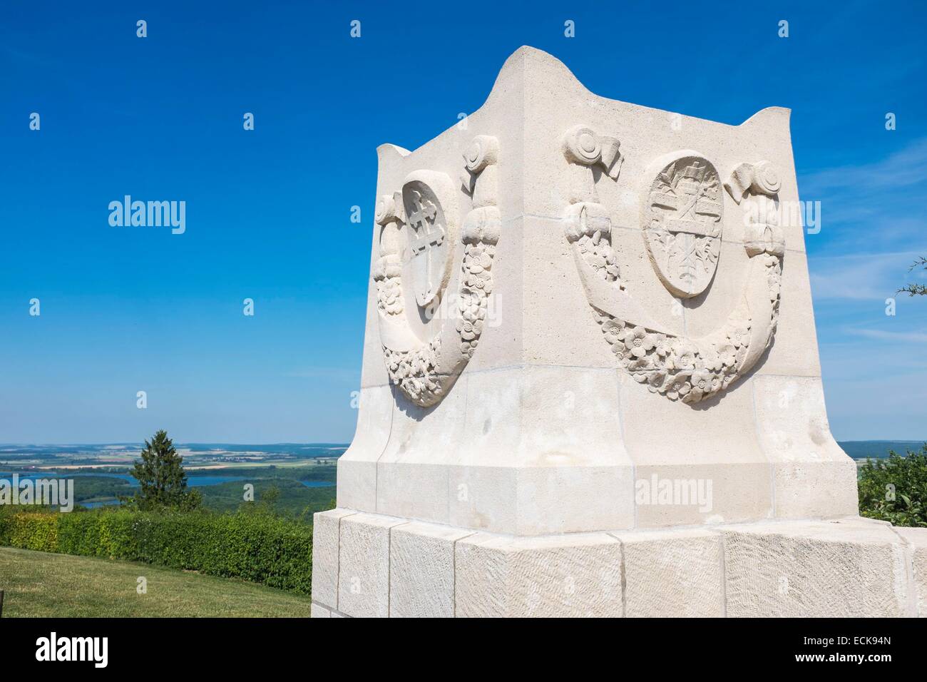 France, Meuse, Montsec, American monument erected in 1930 on Montsec ...
