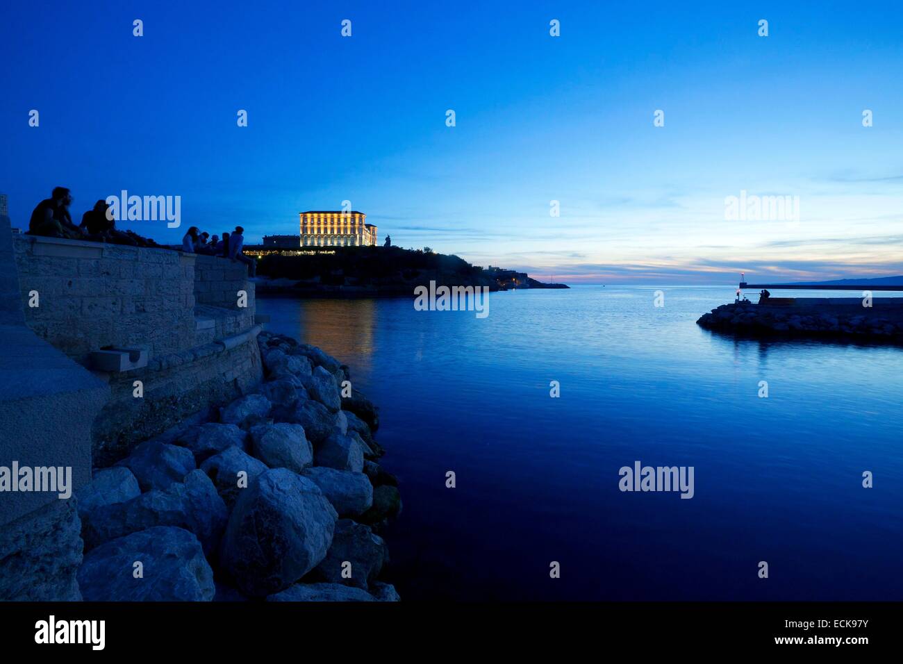 France, Bouches du Rhone, Marseille, Euromediterranee, the Palais du ...